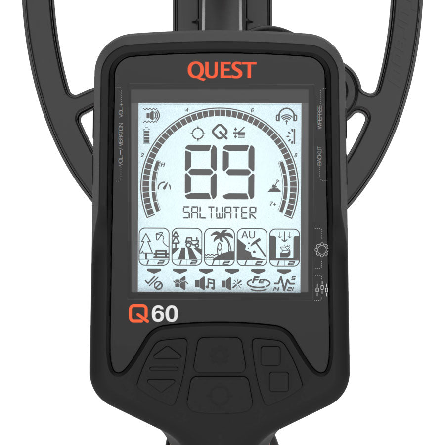 Detector de Metal Quest Q60 – Master Detector México